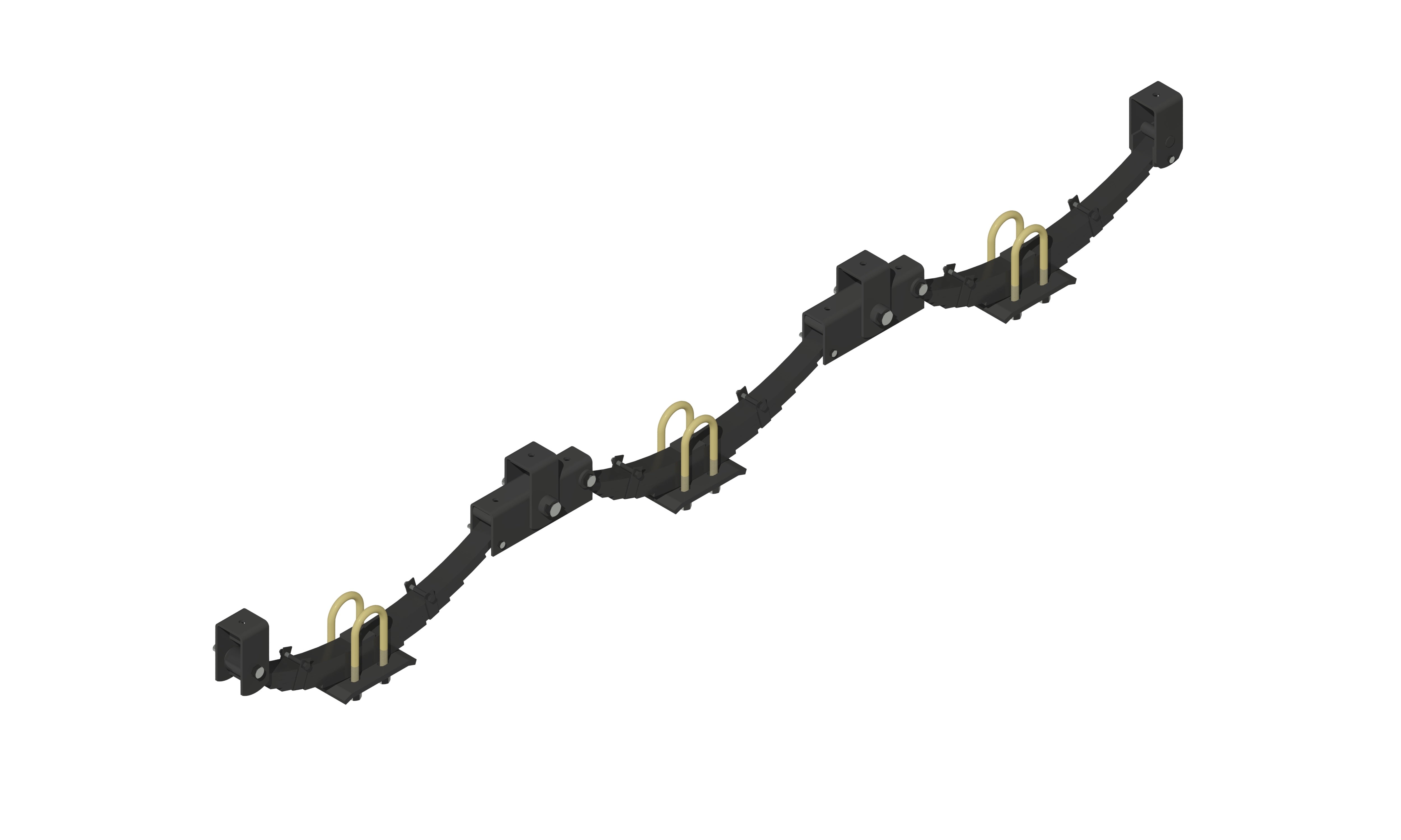 7.5t Capacity Tri-Axle 50x9x7lf Spring Suspension - CTA-007297 – Rogers ...