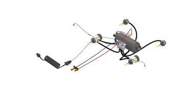 Tandem Axle ABS Air kit 4x1216 - CTA-047064 - Maximum 1/2" Rubber Hose ...